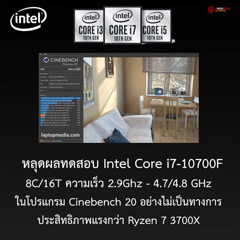 หลุดผลทดสอบ Intel Core I7 10700f ในโปรแกรม Cinebench 20 อย่างไม่เป็น