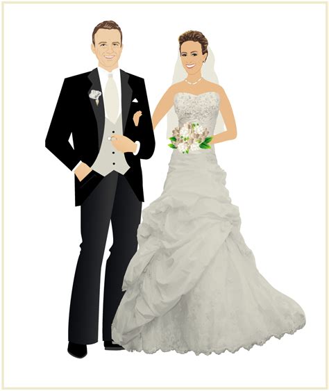 Papercraft Clip Art Wedding Clipart Bride Groom Clip Art Bride Groom