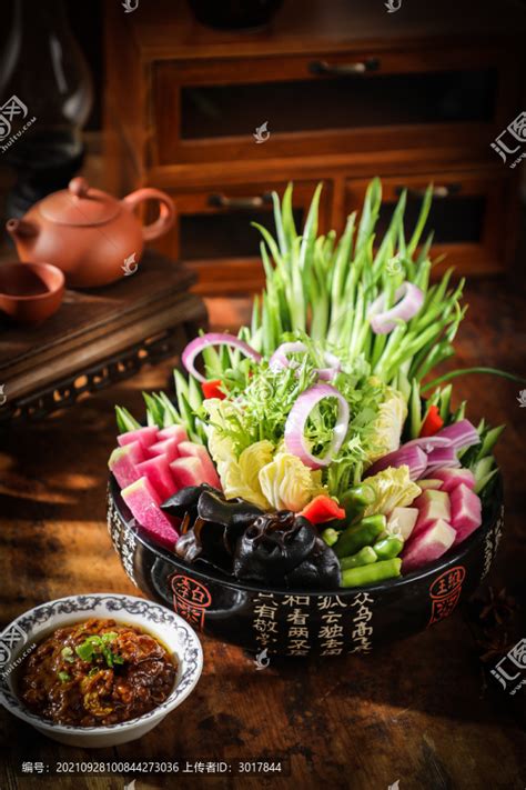 东北蘸酱菜图片素材下载 食品餐饮素材下的中国菜系图片素材 汇图网