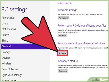 How To Reinstall Windows 8 Without A CD 12 Steps With Pictures