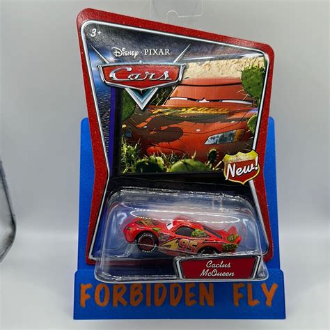 Disney Pixar Cars Movie Cactus Lightning Mcqueen Forbidden Fly