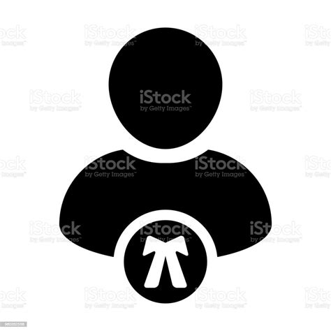 法院圖示向量男性使用者個人資料頭像符號為法律和正義在平的顏色標誌符號表意字元例證向量圖形及更多一個人圖片 一個人 人 代表 Istock