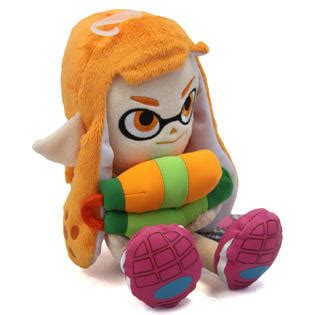 Orange Inkling Girl Official Splatoon Plush Video Game Heaven