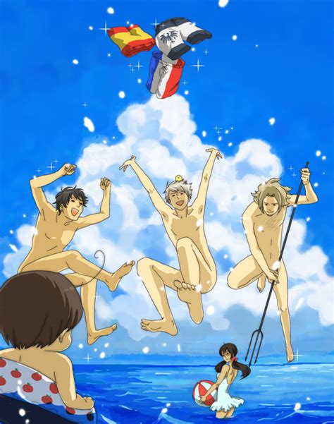 Prussia France Spain Southern Italy And Seychelles Axis Powers Hetalia Drawn By Kogashi