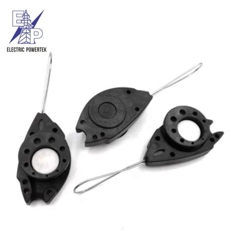 Fiber Optic Cable Dead End Tension Ftth Drop Cable Clamp Anchoring