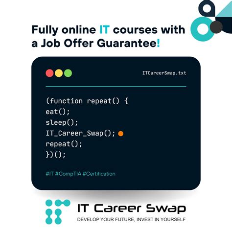 It Career Swap On Linkedin Onlineitcourses Ittraining Learntech Techskills Itcertification…