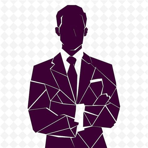 A Man In A Suit With His Arms Crossed Premium Ai Generated Psd