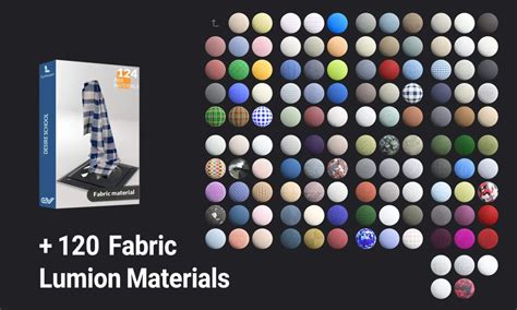 Lumion Fabric Material Pack Easyviz