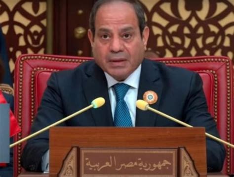 السيسي يحذر المجتمع الدولي من خطورة الوضع في المنطقة نتيجة حرب غزة