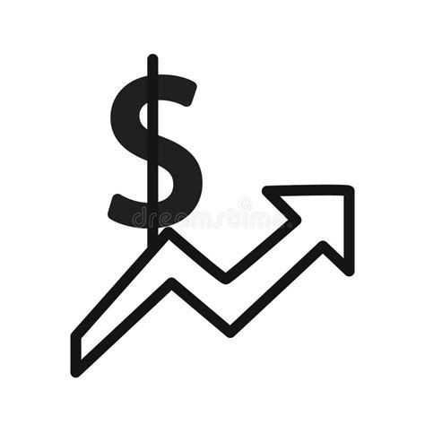 forex stock market icon linear vector graphics sign stock illustration