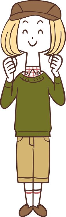 Young Woman Doing A Guts Pose向量圖形及更多享受圖片 享受 人 便裝 Istock