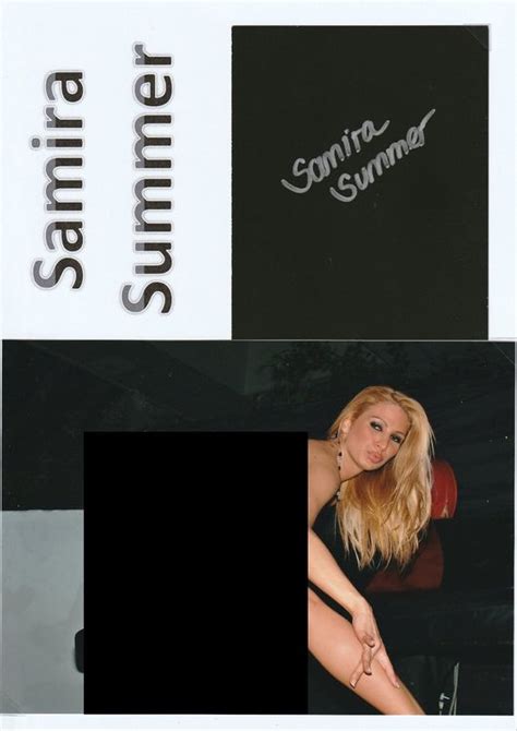 Samira Summer Originalautogramm Blitzauktion Kaufen Auf Ricardo