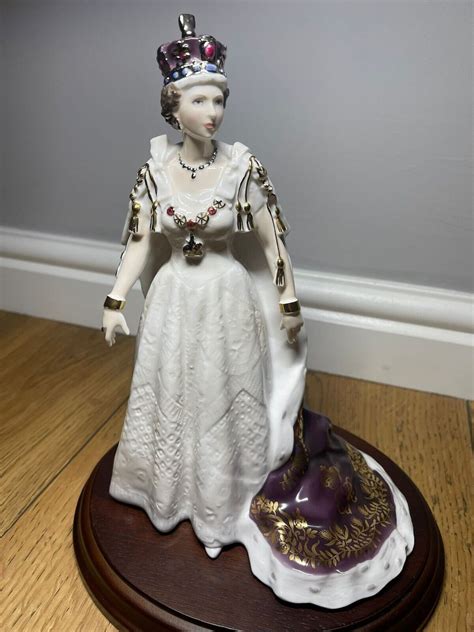 Royal Worcester Queen Elizabeth II Figurine Limited Edition Of Etsy