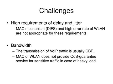 PPT QoS Issues For VoIP Over WLAN PowerPoint Presentation Free Download ID 3900363