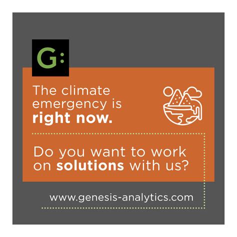 Genesis Analytics On Linkedin Practice Administrator Climate Finance