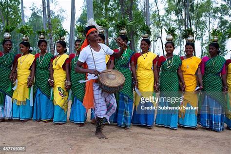 Santhal Dance Photos And Premium High Res Pictures Getty Images