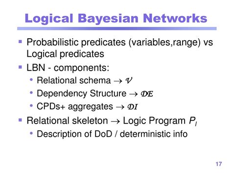 ppt logical bayesian networks powerpoint presentation free download