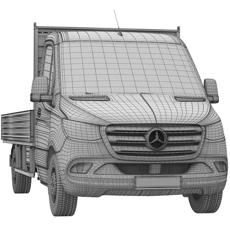 Mercedes Benz Sprinter Chassis Cab L2 3d Model Cgtrader