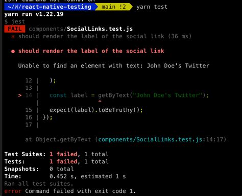 Testing In React Native With Jest And React Native Testing Library