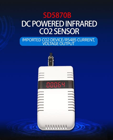 Display Type RS Indoor Air Quality Infrared CO Sensor SD B Product