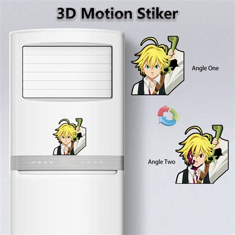 Meliodas The Seven Deadly Sins Anime 3d Motion Car Stickers Self
