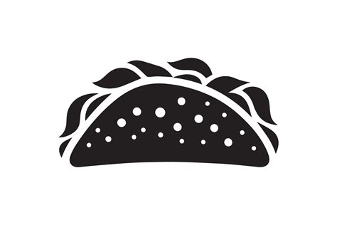Grilled Beef Taco Silhouette 47915764 Vector Art At Vecteezy