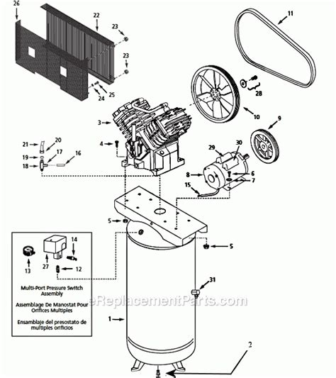Husky Air Compressor Parts 60 Gallon Tanks