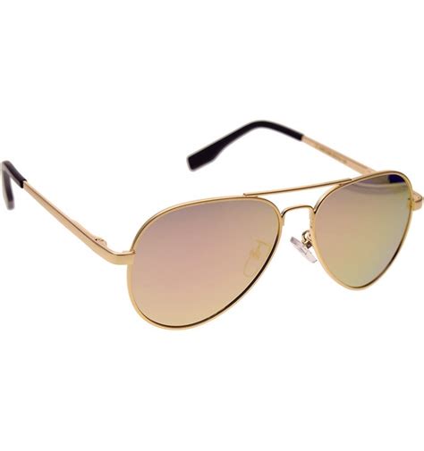 Small Aviator Metal Spring Hinges Polarized Sunglasses For Men Women