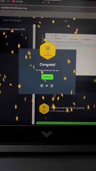 Vishnu R On Linkedin Hackerrank Sql Datadriven Techachievement