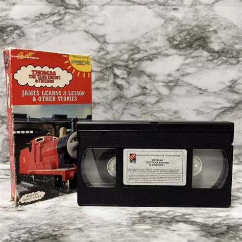 Thomas And Friends James Learns A Lesson Vhs Tape Tank Engine Train 2001