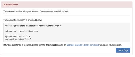 Config Context Schemas Dont Allow Local `ref`s · Issue 2707 · Nautobotnautobot · Github