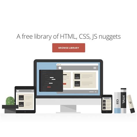 Cody Is A Free Library Of HTML CSS JS Nuggets Code Coding Programming Snippets HTML CSS