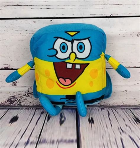 Nickelodeon Spongebob Squarepants 8 Plush Soft Toy Superhero Sponge