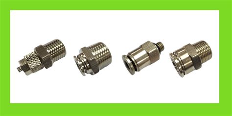 Metal Push In Fittings EC Pneumatic Hardware