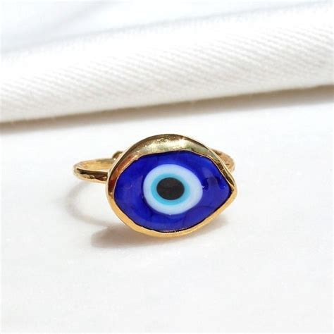 Glass Eye Ring Etsy