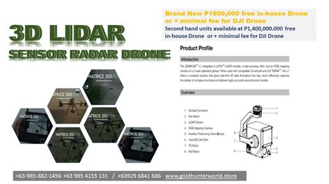 Lidar Drone For Structural And Mining Mapping Needs Sports Equipment Other Sports Equipment