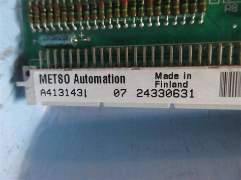 Metso Automation Biu 84 Binary Input Module A413143 Rev 07 Valmet Plc Biu84 Tk3353 1 River