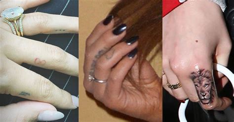 6 Best Celebrity Finger Tattoos Design Ideas For Women