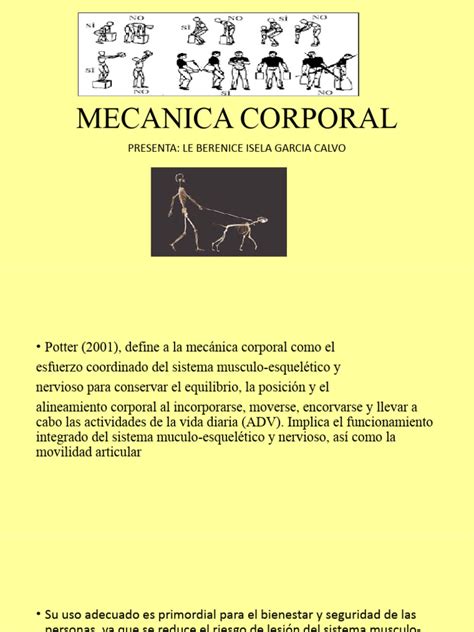 31 Mecanica Corporal Pdf Articulación Esqueleto