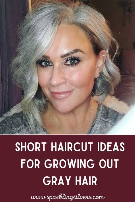Short Haircuts For Growing Out Gray Hair Artofit