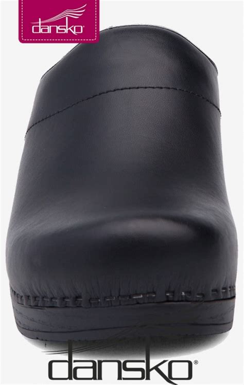 Karl Black Box Leather Open Back Mens Clogs By Dansko Scrubscanada Ca