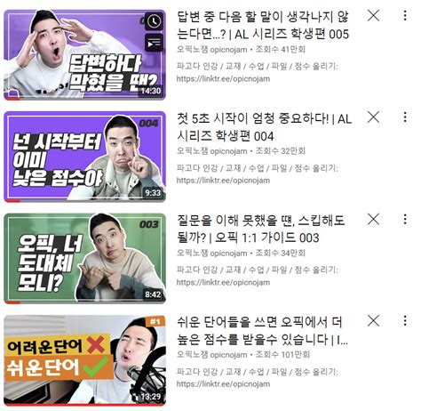 [오픽 Opic] 대학생 Opic 3일 독학 벼락치기 Ih 책 유튜브 강의 추천