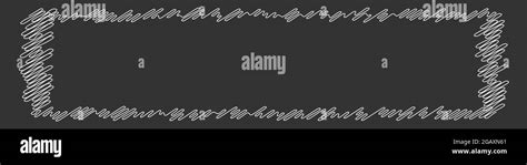 Square Rectangle Scribbling Sketchy Sketch Doodle Lines Element Random Wavy Billowy Waving