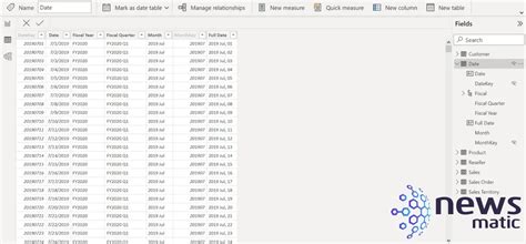 Cómo Crear Una Tabla De Fechas Personalizada En Power Bi Newsmatic