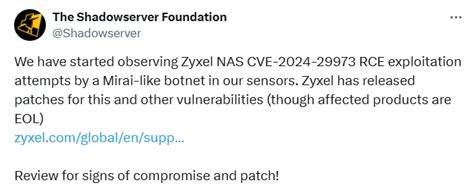 Zyxel Nas Devices Eol Models Patched For Critical Code Execution