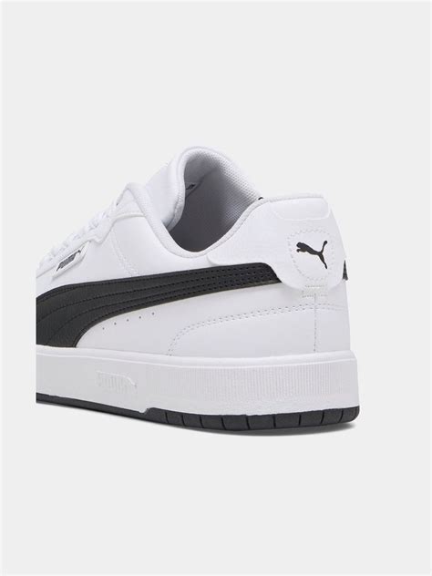 Mens Puma Court Ultra Lite White Black Sneakers