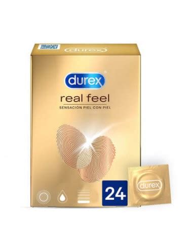 DUREX REAL FEEL PRESERVATIVO SIN LATEX 24 UNIDADES