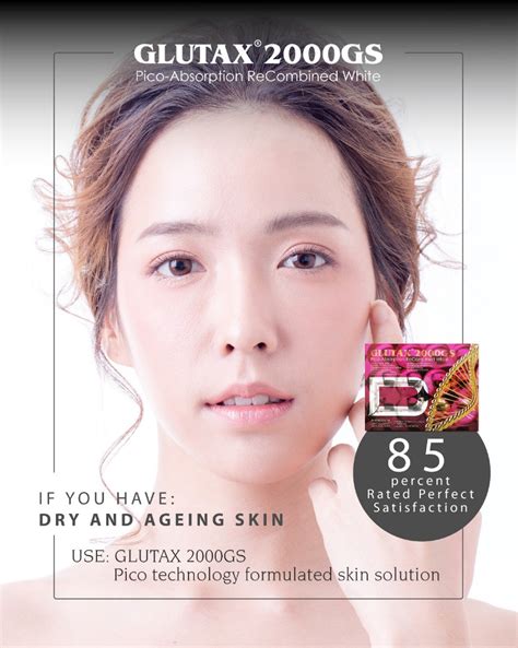 Glutax 2000gs Pico Absorption Recombined White Whitening Glutathione