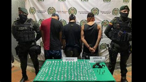3 Capturados Por Tráfico De Armas De Fuego Y Estupefacientes