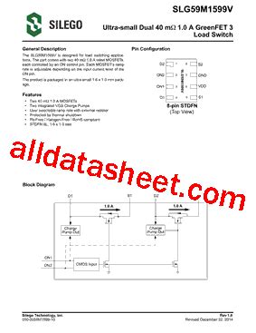 SLG59M1599V Datasheet PDF Dialog Semiconductor